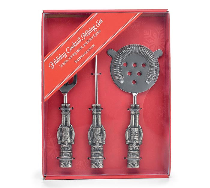 Nutcracker Bar Tool Set – 3 Piece – Brewster's Christmas